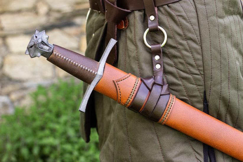 LARP Sword Scabbard – Fantasy Leather BG